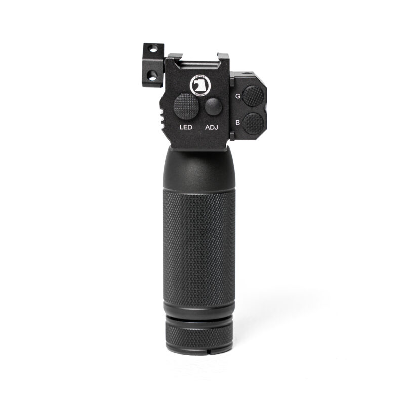 Tactical Vertical Grip With Blue and Green Lasers and 1000 Lumen ...